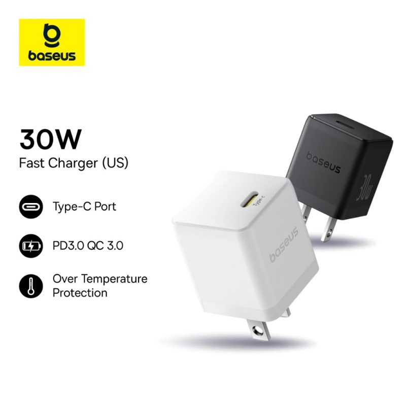 Baseus Palm Fast Charger 1C 30W US Plug