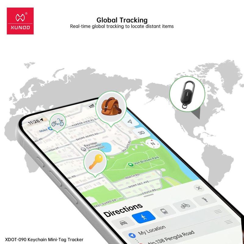 Xundd Xdot-090 Keychain Mini Tag Tracker - Seasons 12